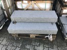 Granitt Trappetrinn 120cm Mørk